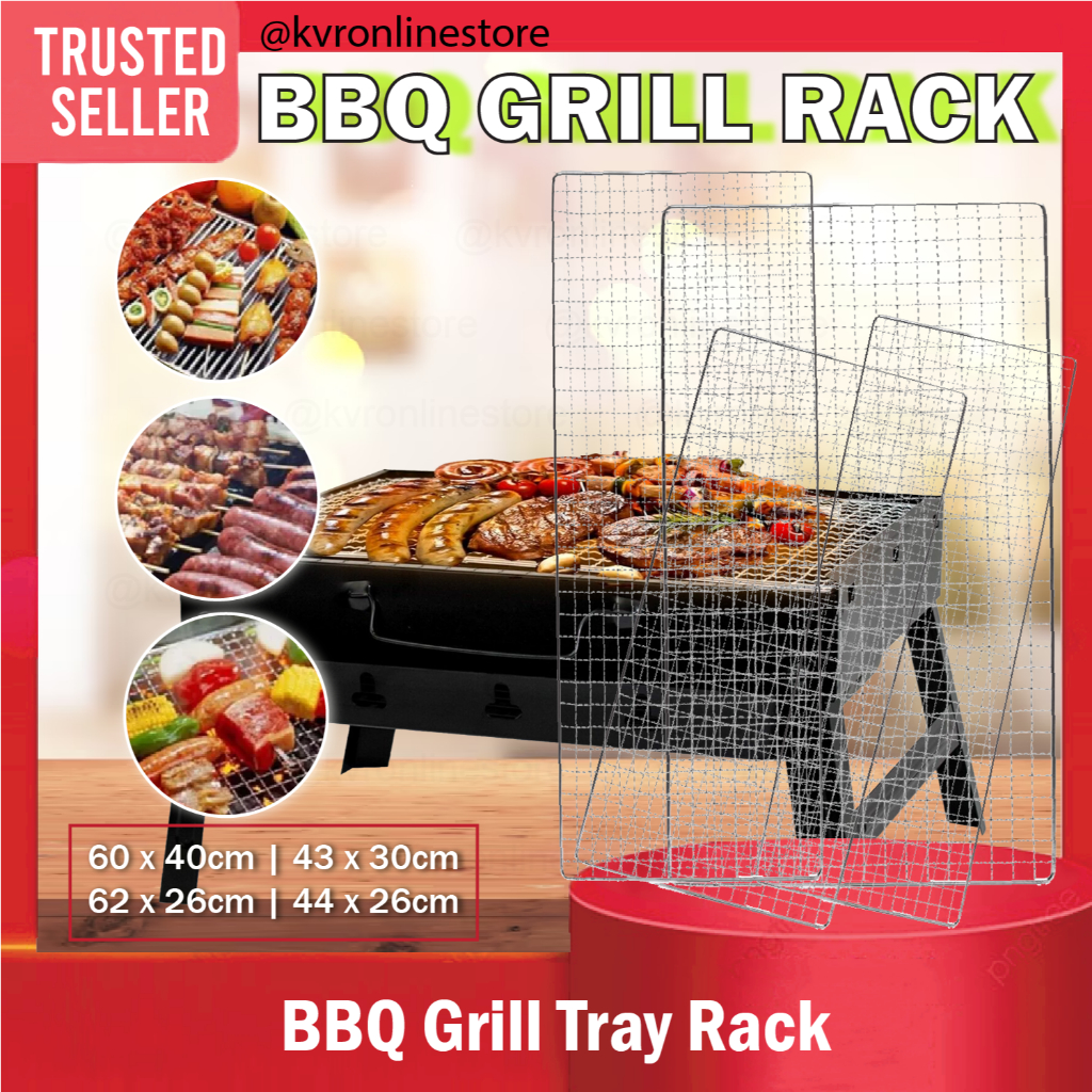 Jaring BBQ Stainless Steel BBQ Barbecue Grill Net BBQ Jaring Besi BBQ ...