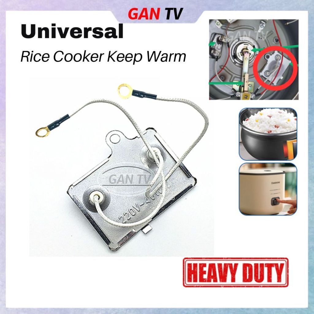 Heavy Duty Universal 40W Rice Cooker Keep Warm Heater Heat Heating ...