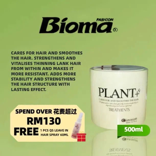 Bioma Plant 9+ Hair Treatment 500ml Multi Cares For And Smoothes ...