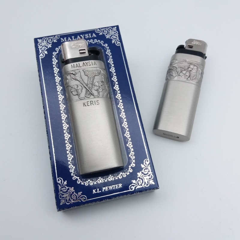 KL Pewter [178] Keris & Bunga Raya | Lighter Cover | Shopee Malaysia