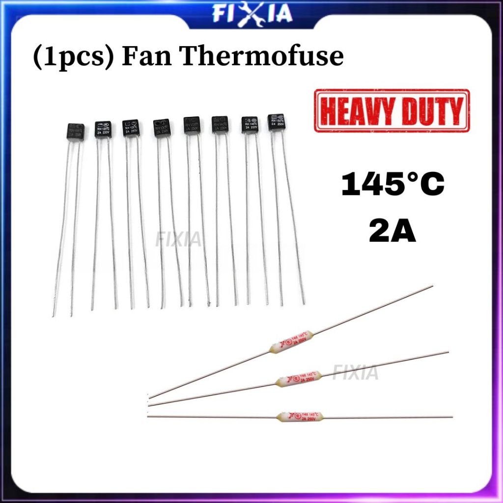 Heavy Duty 145C 2A 250V Stand/Table/Wall/Ceiling Fan Thermofuse Thermo ...