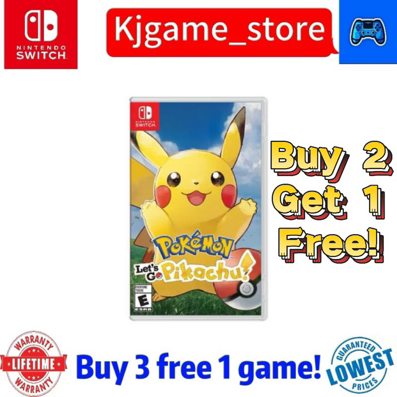 Nintendo Switch Pokemon Let's go pikachu *digital download* | Shopee ...