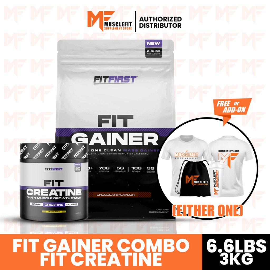 COMBO Fit First Fit Protein 1.3 kg + Fit Creatine 250 g - Makanan ...