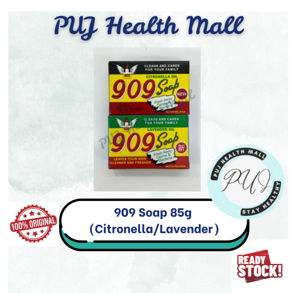 909 Soap 85g (Citronella Oil/Lavender Oil) | Shopee Malaysia