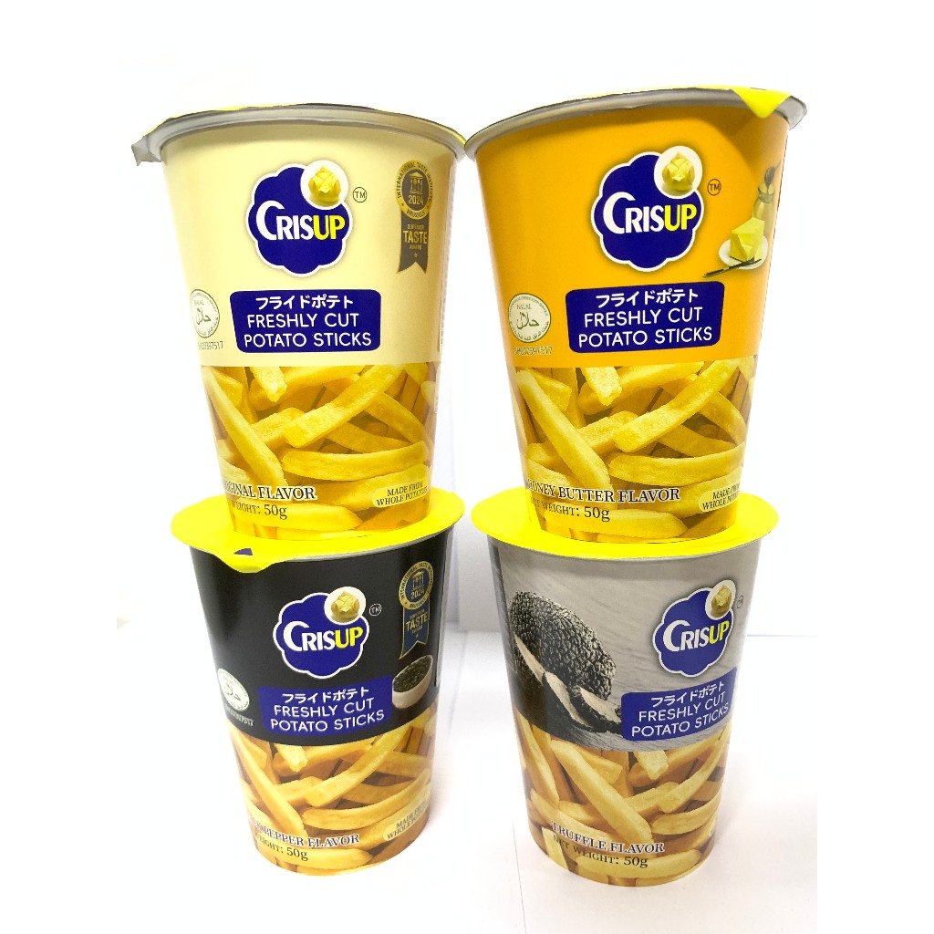 (Halal) Crisup Potato Sticks Crispy Non-Puffed Honey Butter/Truffle ...