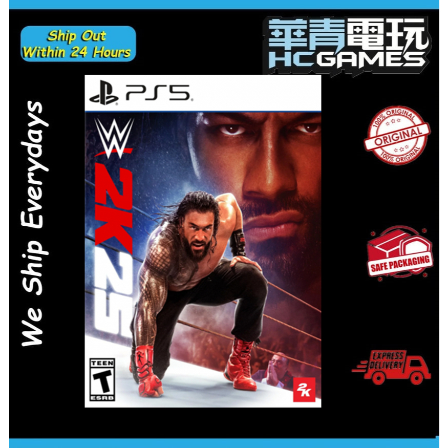 PS5 WWE 2K25 (English-Disc-New Seal) Wrestling Video Game / WWE 25 | Shopee Malaysia