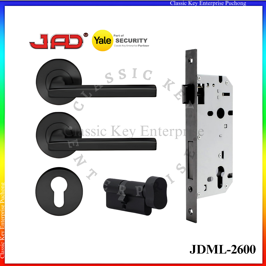 JAD Part Of YALE Lever Handle Mortise Door Lock Set (Size 60x85) Color ...