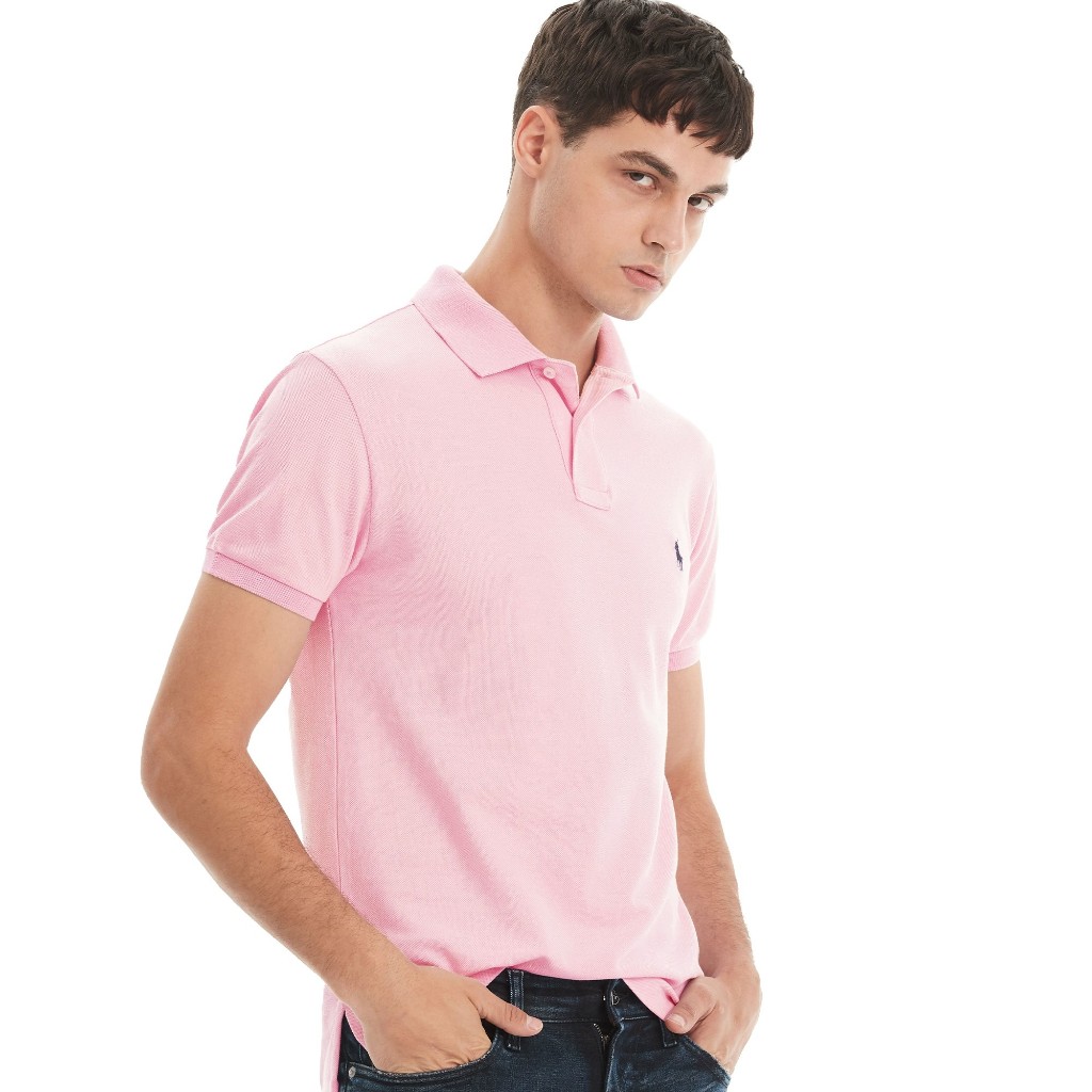 Ralph Lauren Polo Shirt Men Short Sleeve Original Cotton Simple Casual ...