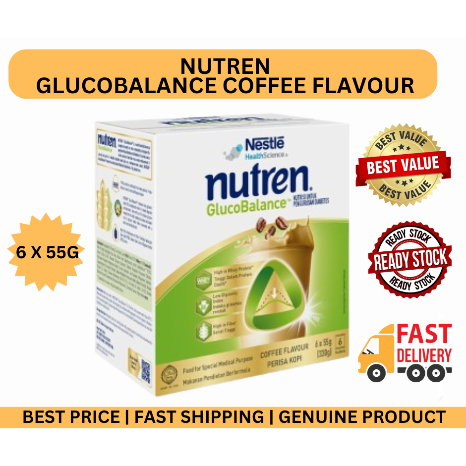 NESTLE NUTREN GlucoBalance COFFEE FLAVOR ( 6 X 55G ) | Shopee Malaysia