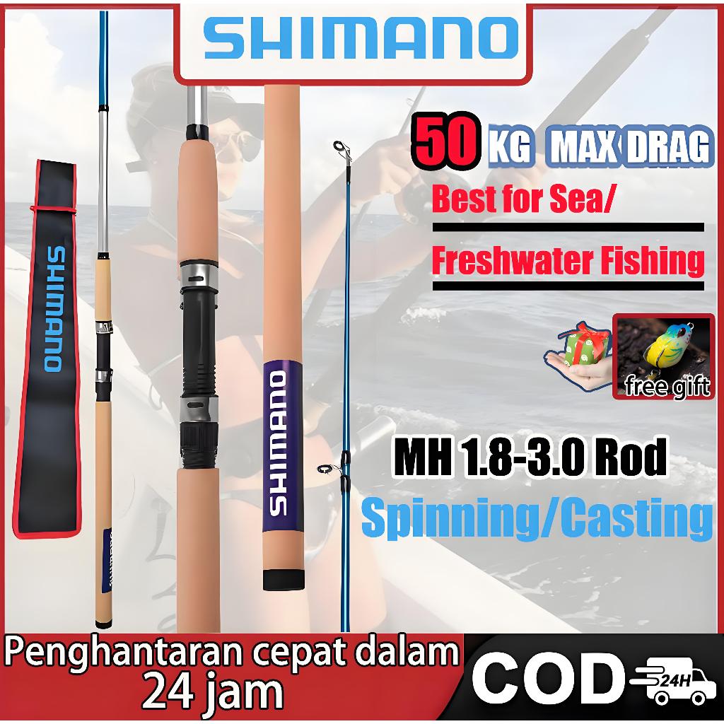 DAIWA Fishing Rod Casting Rod Spinning Rod MH Power Joran Pancing Ultra Light Rod Batang Pancing ...