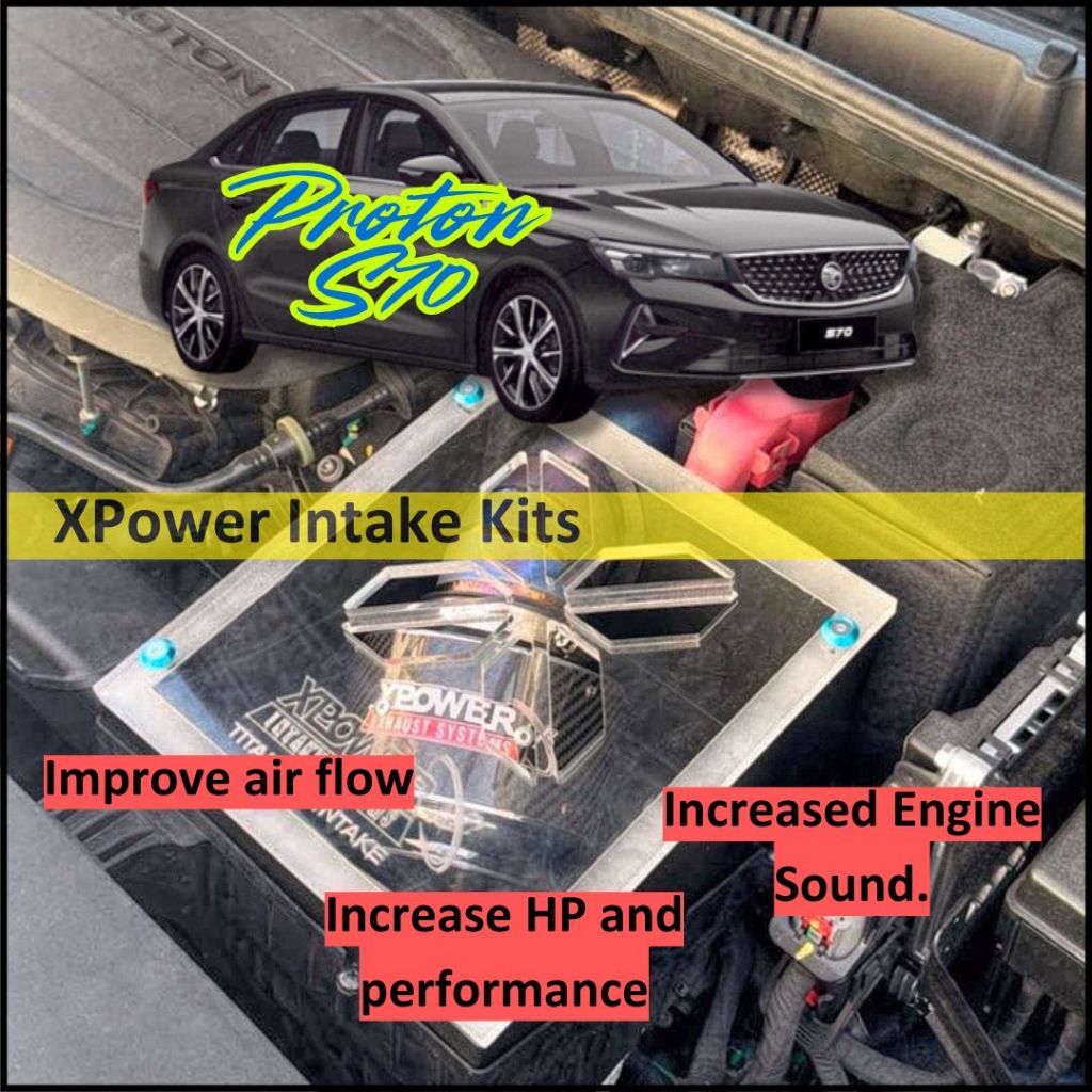 Proton S70 XPower Intake Kits Open Pod Intake System Air Filter ...
