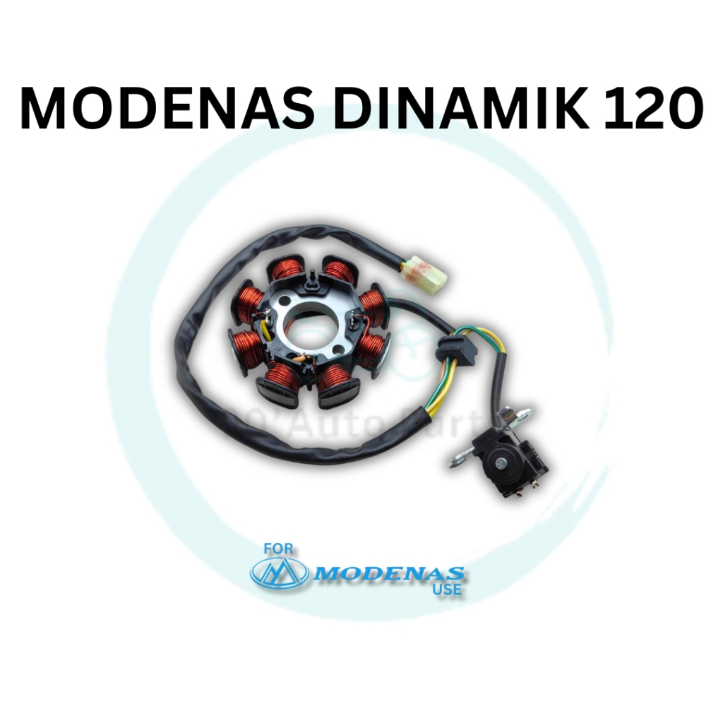 MODENAS DINAMIK 120 MOTORCYCLE MAGNET COIL FUEL COIL STARTER COIL ...