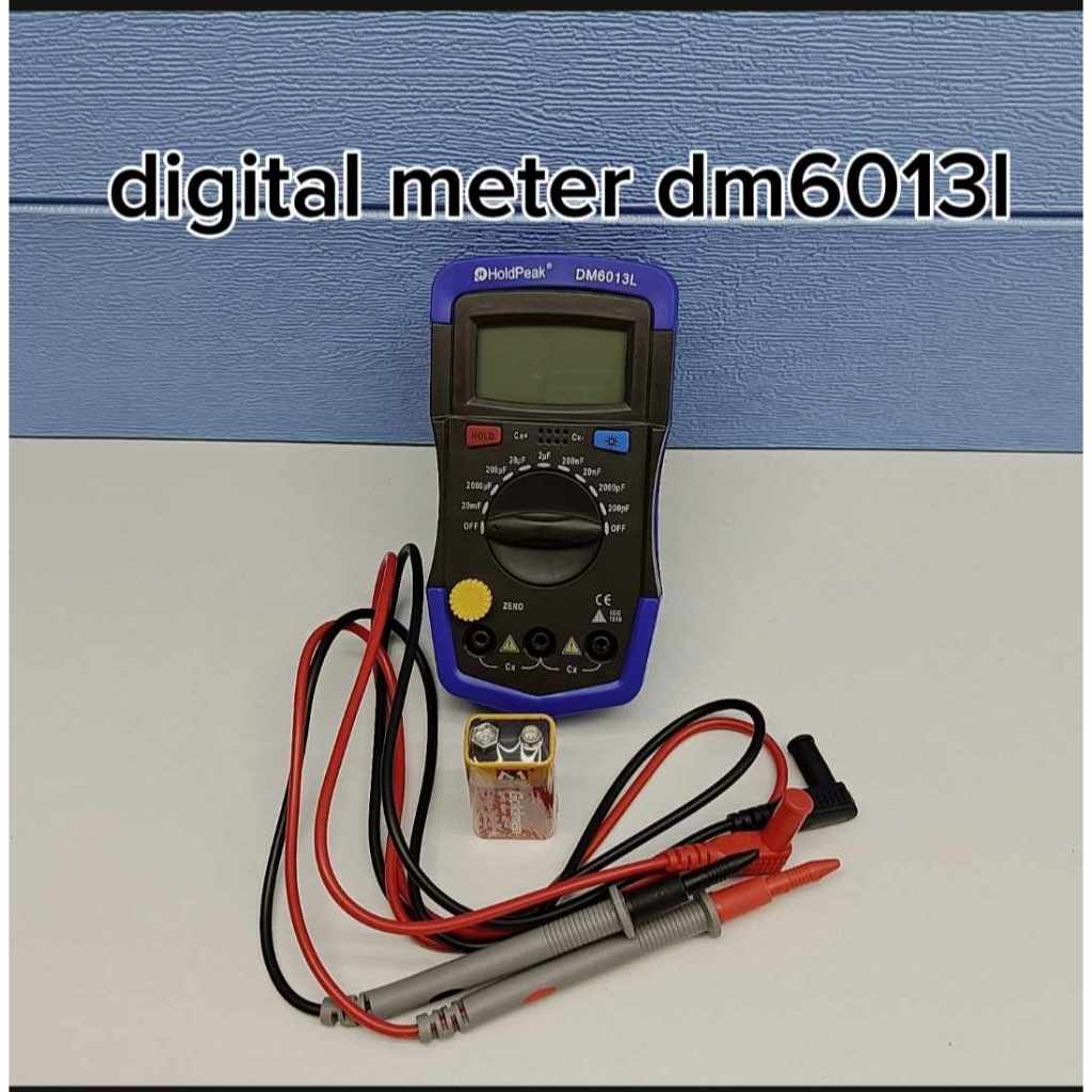CAPACITOR (UF) DM6013I DIGITAL MULTIMETER ELECTRICAL COMPONENT TESTER ...