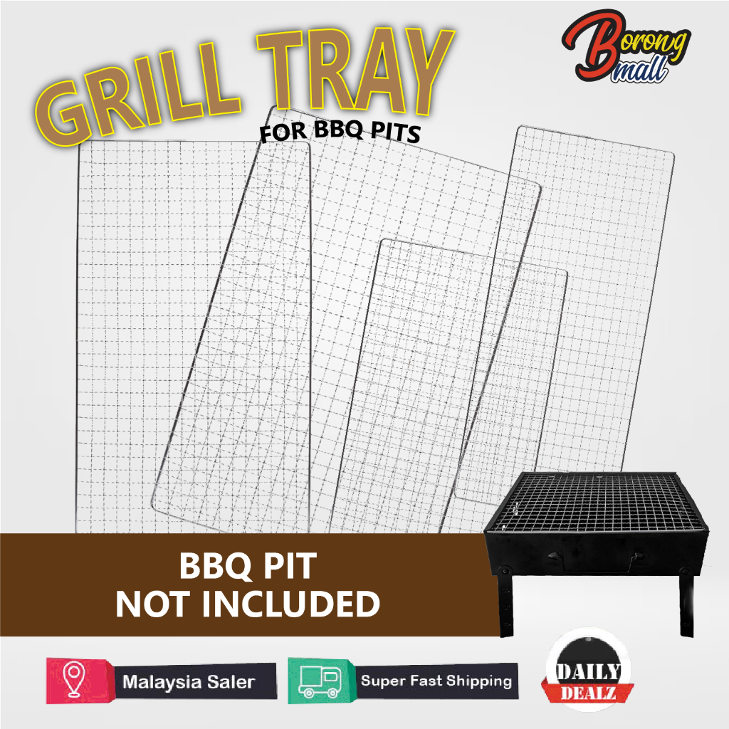 Jaring BBQ Stainless Steel BBQ Barbecue Grill Net BBQ Jaring Besi BBQ ...