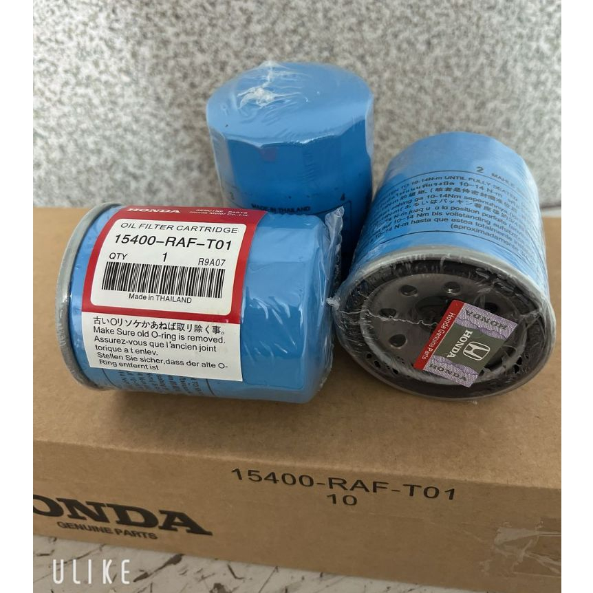 15400-RAF-T01 HONDA GENUINE OIL FILTER > 15400-RAF-T01 > made in Thailand | Shopee Malaysia