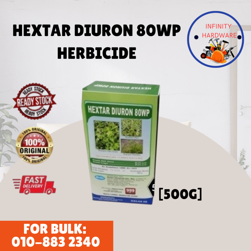 Hextar Diuron 80WP Herbicide/ Diuron 80%/ Lengai 20%/ Racun Rumput ...