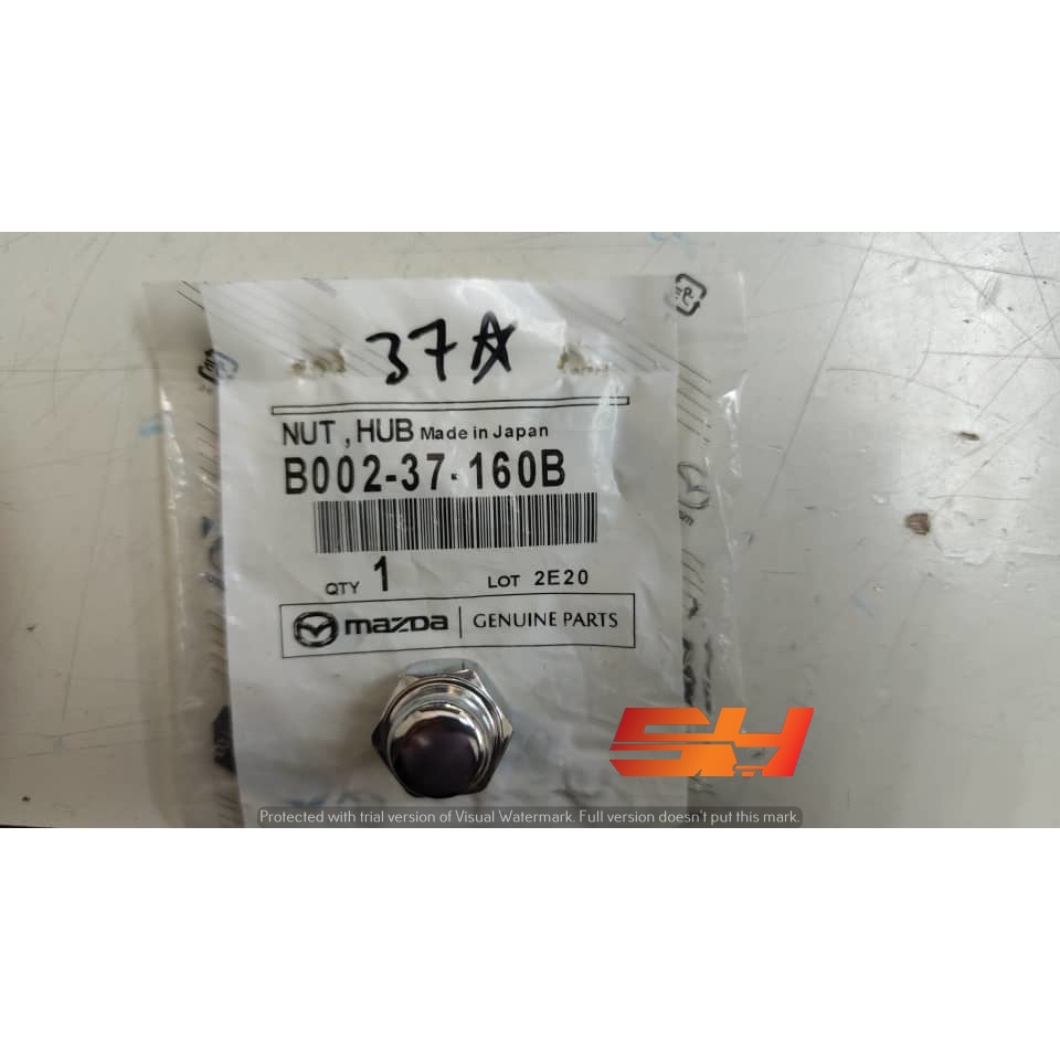 MAZDA HUB NUT B00237160B Genuine Part | Shopee Malaysia