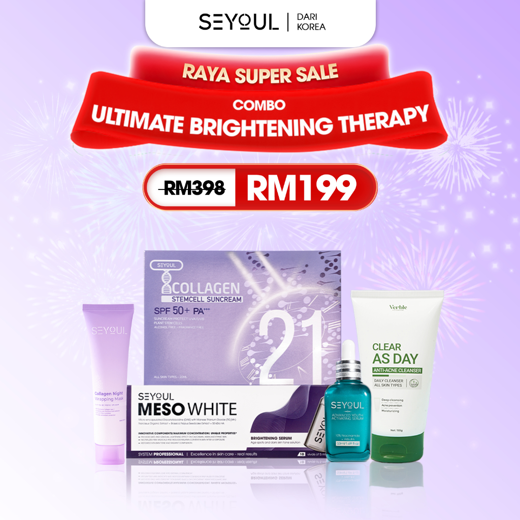 SEYOUL Combo Advanced Youth Activating Serum, MESO White, T-Collagen Sunscreen Serum, Collagen ...
