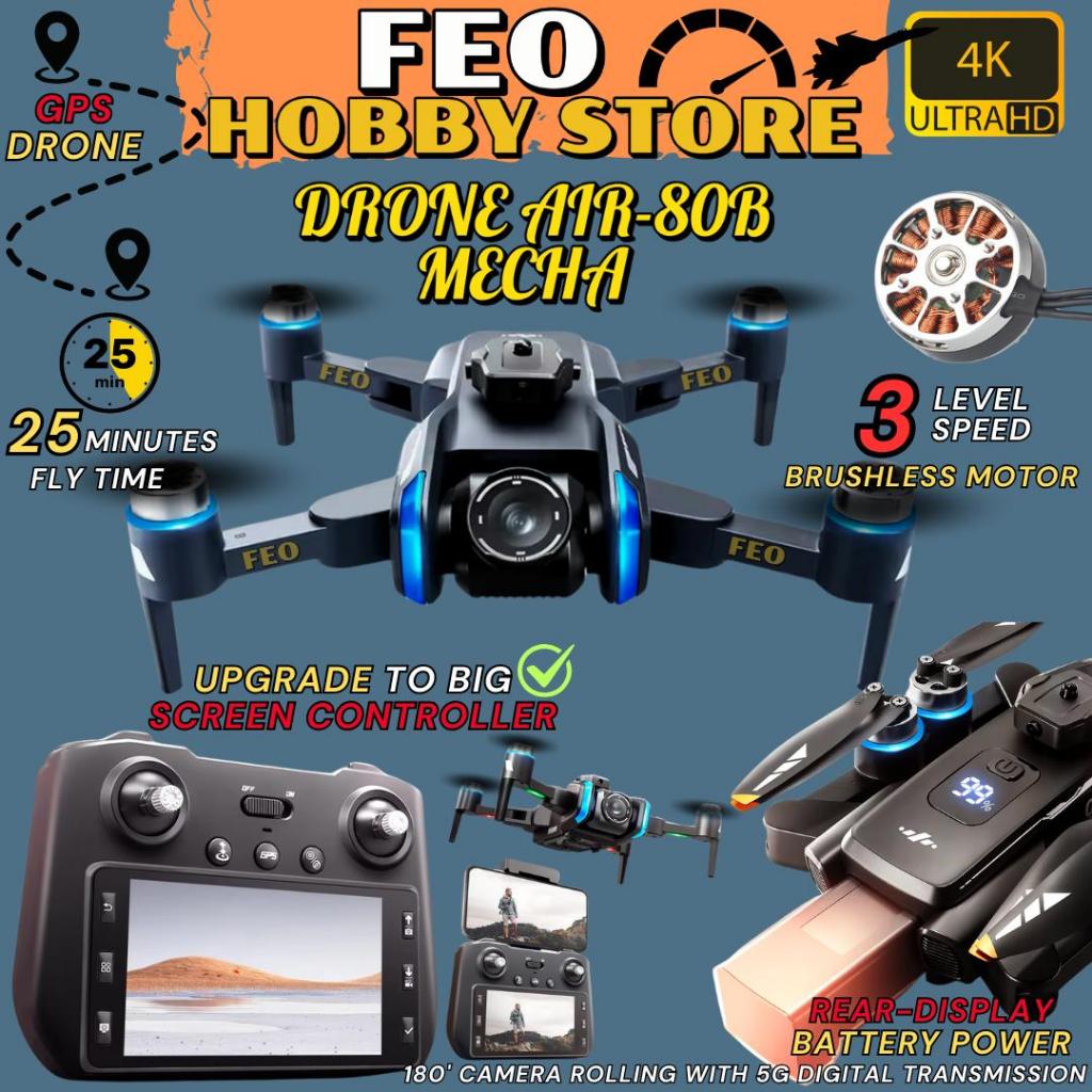 FEO DRONE AIR-80B MECHA Screen Controller Gps Drone 4k Professional Hd ...