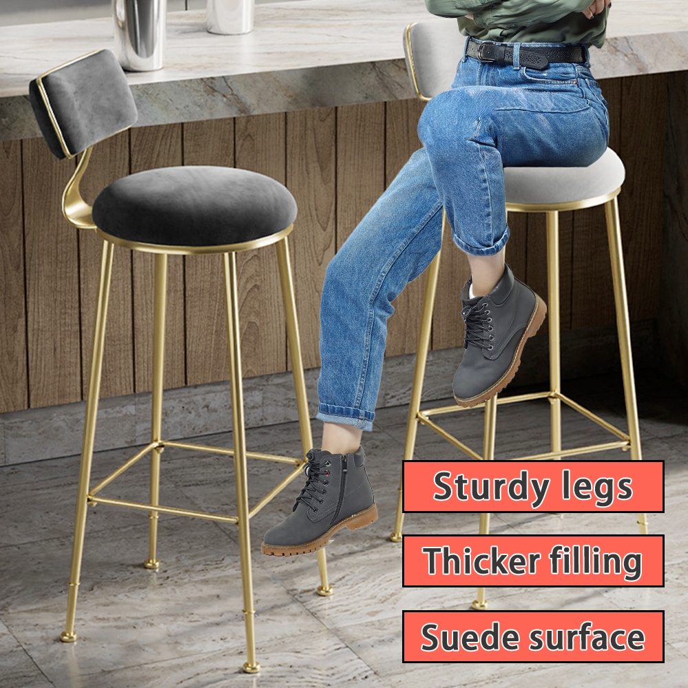75/65CM Height Bar Chair Home Leisure Simple Lift Modern Front Desk ...