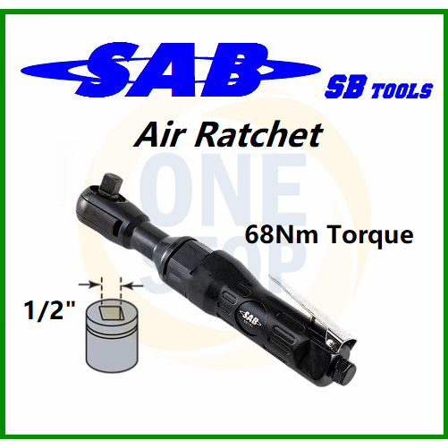 SAB by sb tools 1/2"DR Air Ratchet | 68Nm | 90Psi | 160Rpm (SB101 ...