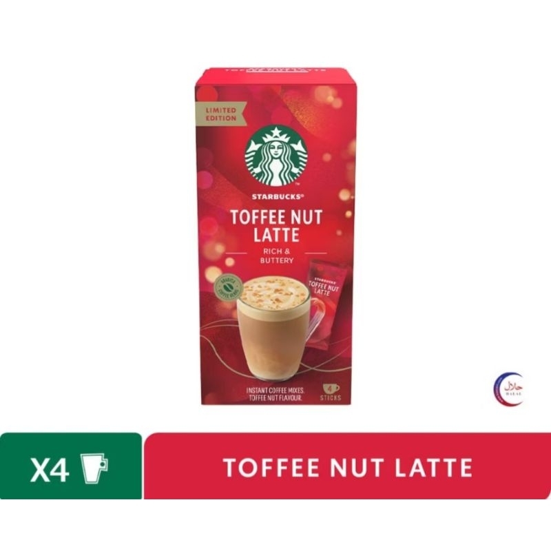 Starbucks Toffee Nut Latte (Premium Instant Coffee) | Shopee Malaysia