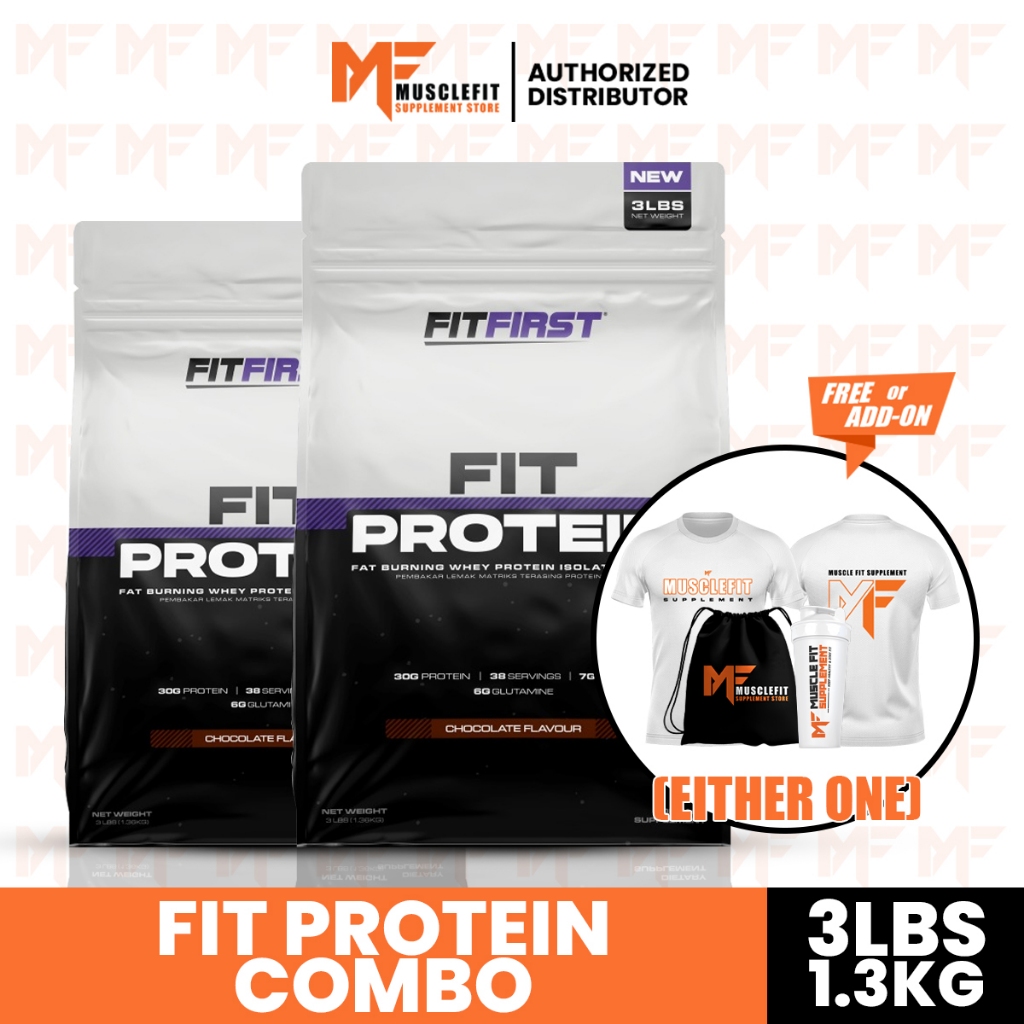 COMBO Fit First Fit Protein 1.3 kg x 2 unit + Free Gift - Makanan ...