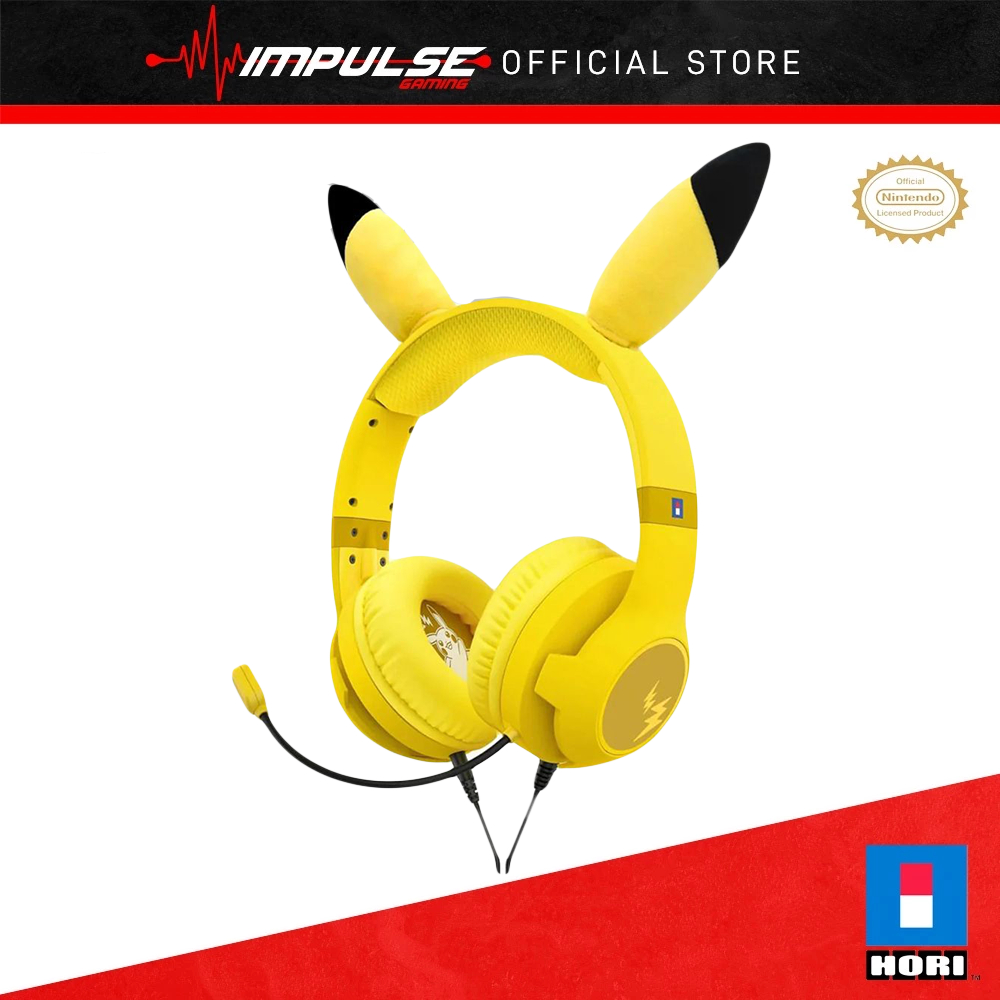 Hori NSW Nintendo Switch Gaming Headset - Pokemon Pikachu NSW-550 ...