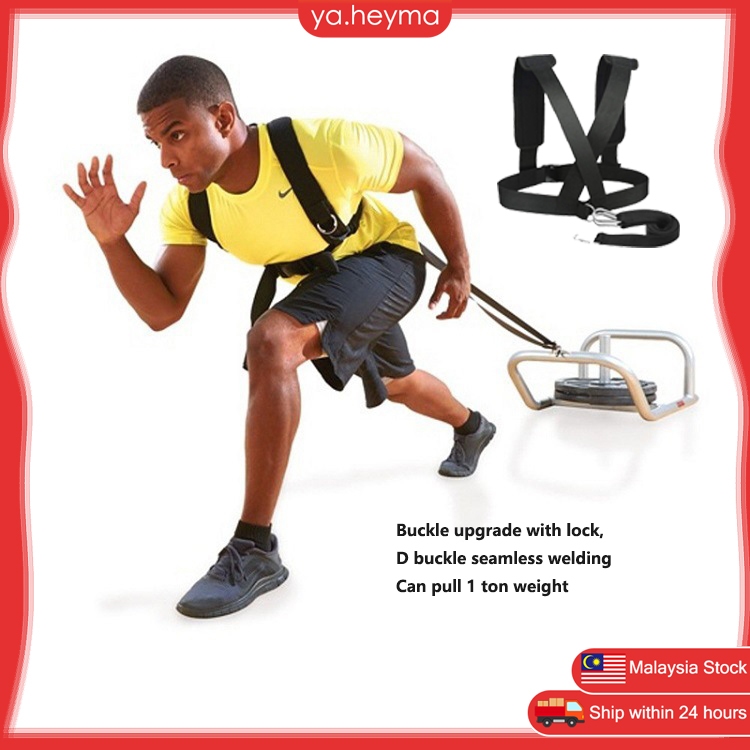 Weight-bearing drag belt, tire iron block drag belt, track and field ...