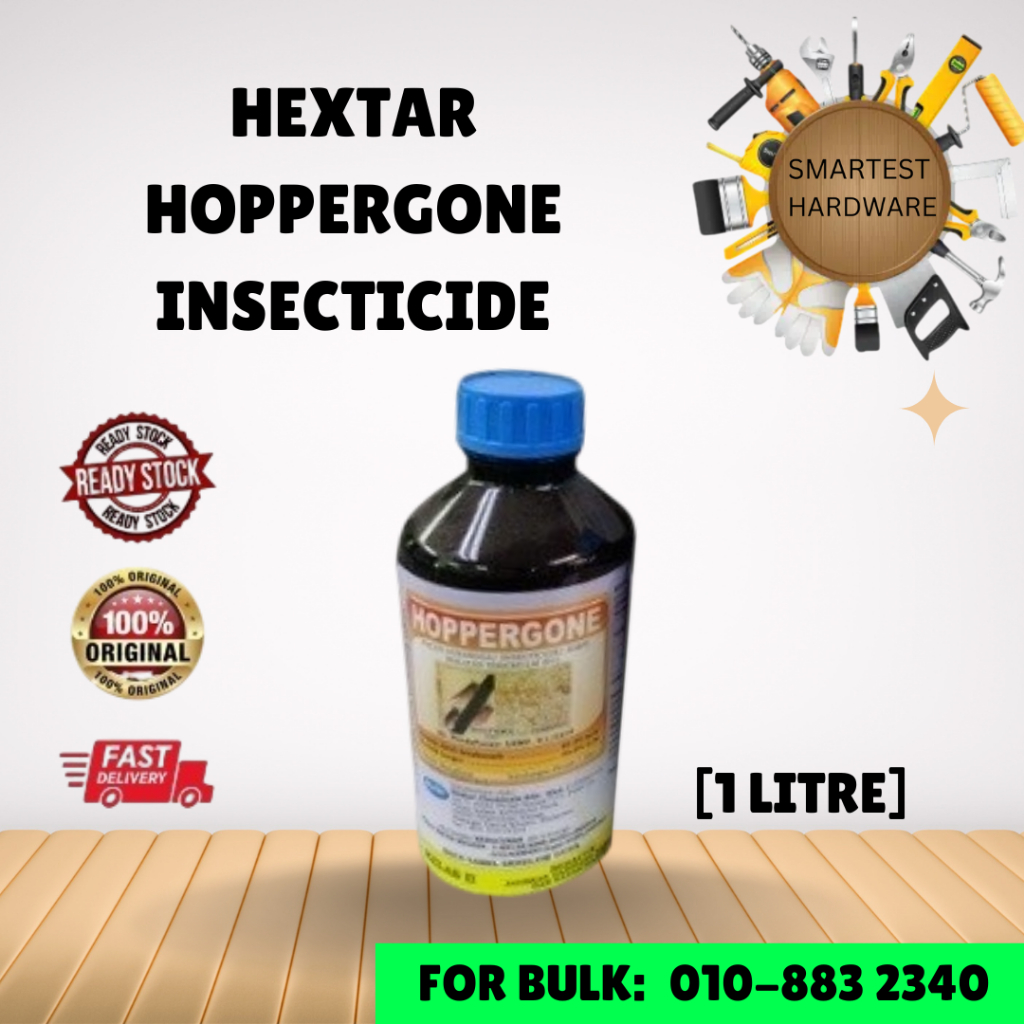 Hextar Hoppergone Insecticide/ Fenobucarb 50%/ Lengai 50%/ Racun Serangga/ Bena Perang/ Bena ...