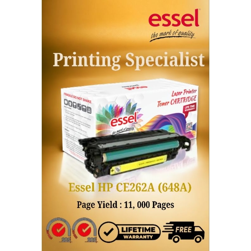 essel HP CE262A (648A) toner cartridge | Shopee Malaysia