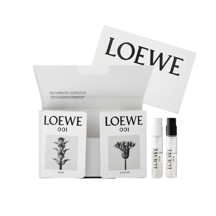 Loewe 001 EDT Woman 1.5ml + 001 Man 1.5ml Perfume Sample Vial (W)(M ...