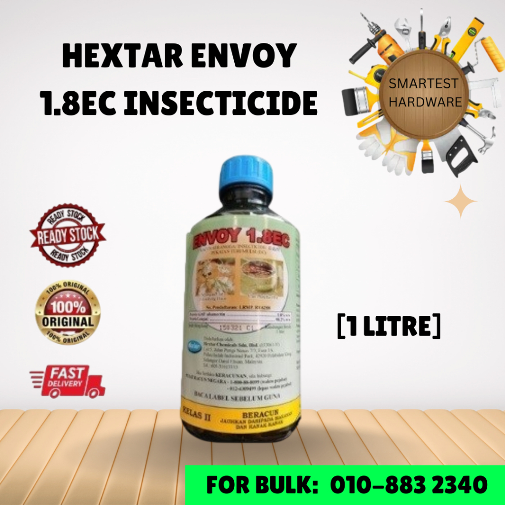Envoy 1.8EC Insecticide/ Hextar/ Abamectin 1.8%/ Racun Serangga Hama ...