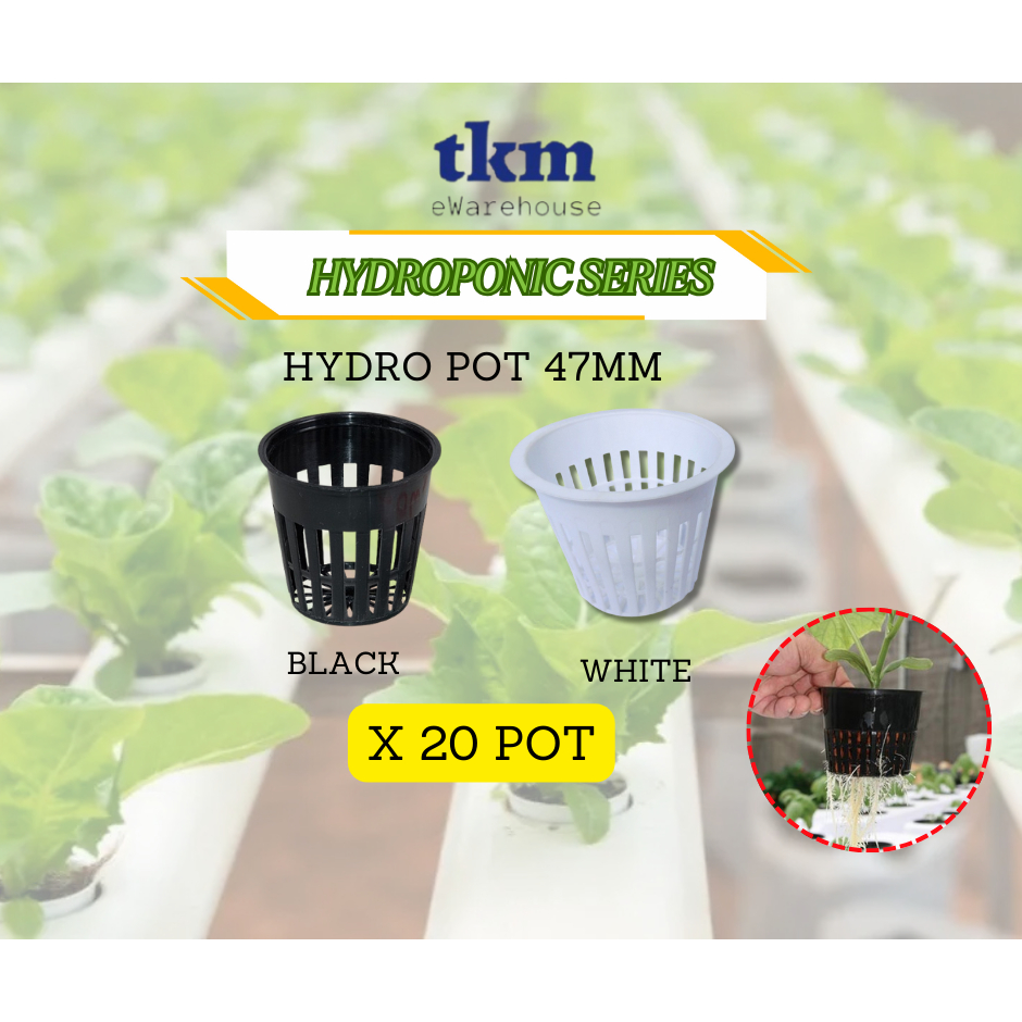 [Fertigasi Hidroponik Sayur Daun Hydroponic] 20 NOS X 47mm Mesh Hydro ...