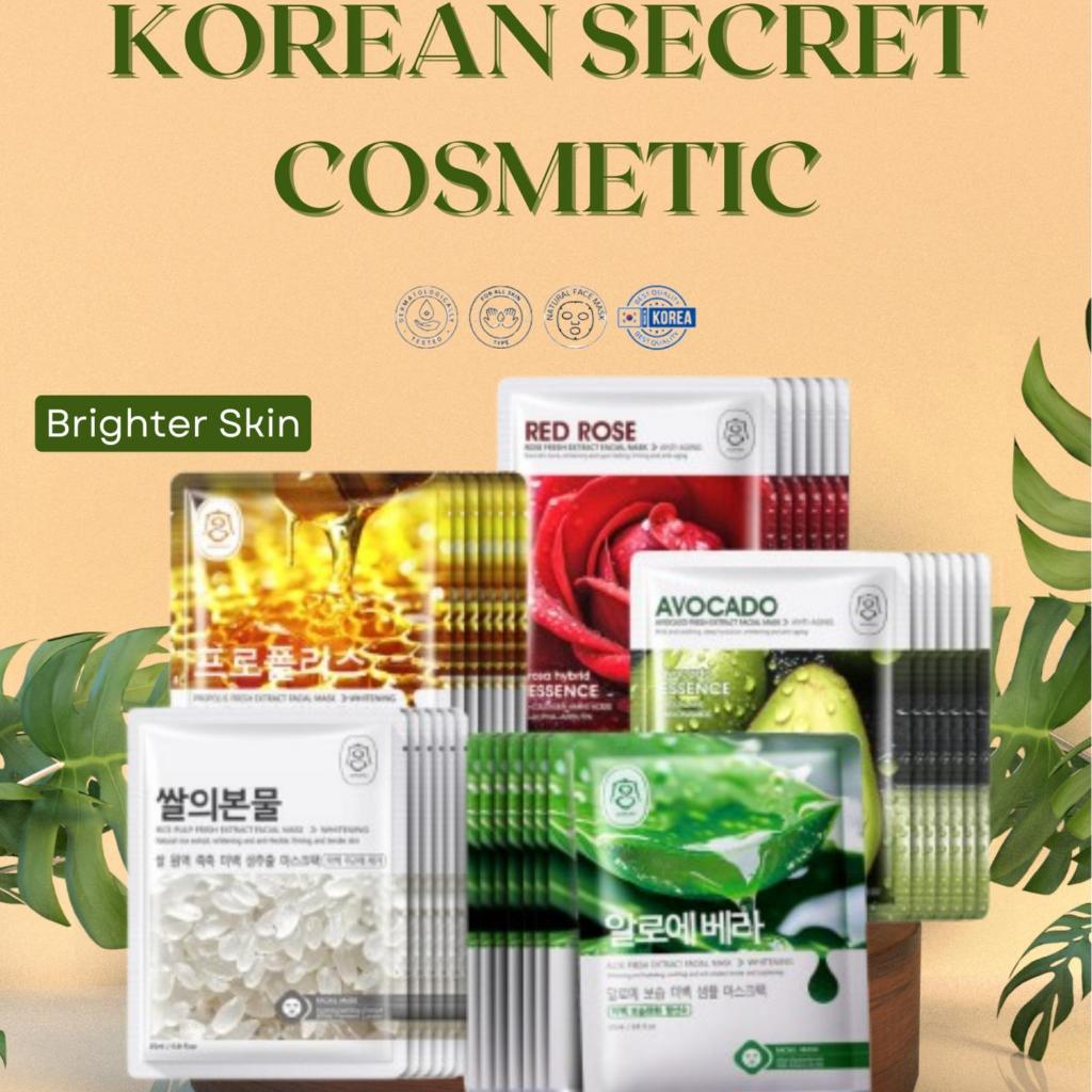 GONGPEI Brightening Hydrating And Moisturizing Facial Mask Masker Muka ...