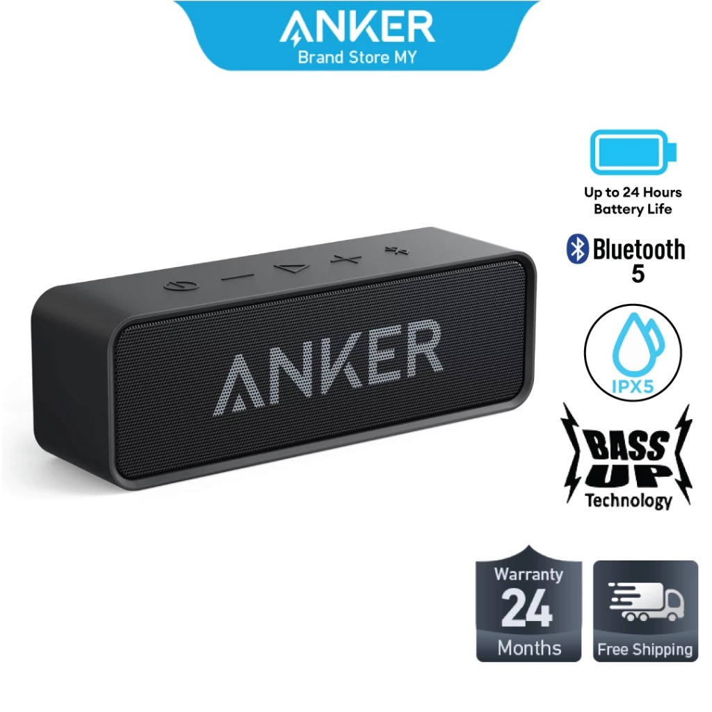 Anker Soundcore Bluetooth Speaker A3102 with IPX5 | Shopee Malaysia