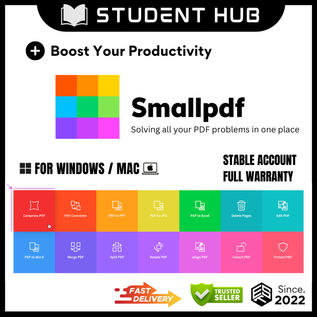Smallpdf PRO – Edit, Compress and Convert PDF (ANY DEVICES) WITH ...