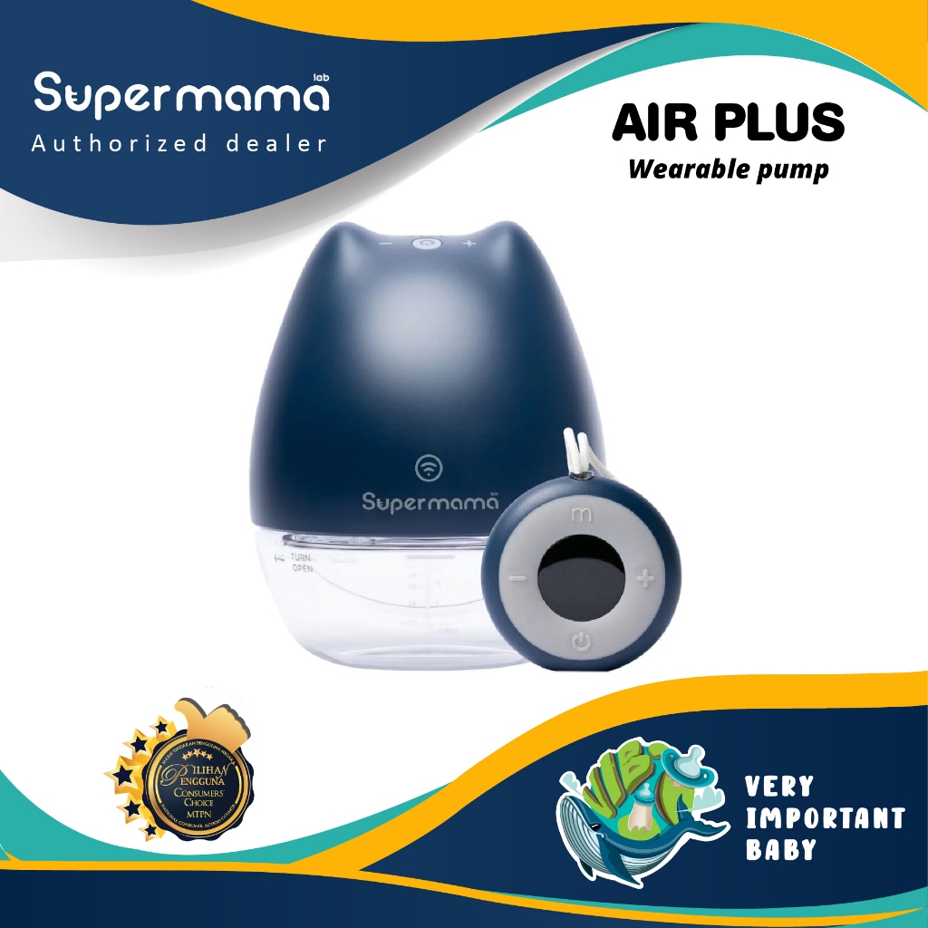 [10% CASHBACK] Supermama Lab Air Plus Breast Pump with Remote ...
