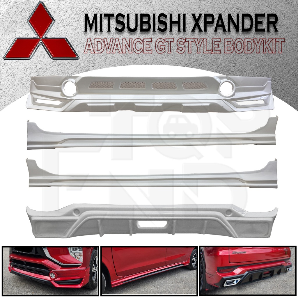 MITSUBISHI XPANDER 2020-2021 ADVANCE GT2 STYLE FULLSET BODYKIT (FRONT ...