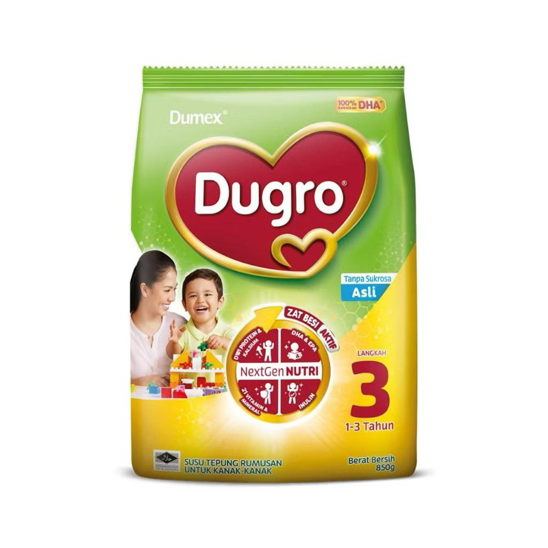 Dumex Dugro Step 3 Original/Asli Growing Up Milk Formula 1-3 years ...