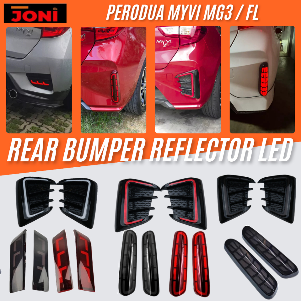 Perodua Myvi GEN3 MG3 2018-2021 Facelift 2022 -2025 LED Rear Bumper ...