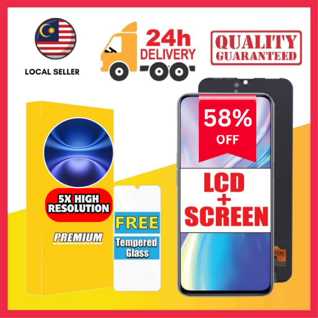 LCD Realme 14X 5G 12X 12 5G 11X 11 Pro 10S 10 Pro + 9i 9 Pro + 8 Pro 8i 7 7i 6 6i 5 5i 3 2 LCD ...