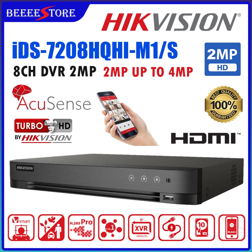 HIKVISION CCTV DVR 8 Channel Digital Video Recorder / Decorder Turbo HD ...