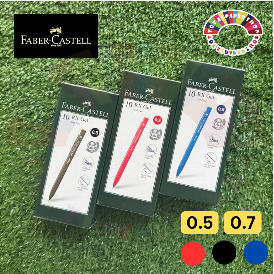 Faber Castell RX Gel Pen 0.5/0.7 (1box/10pcs) | Shopee Malaysia