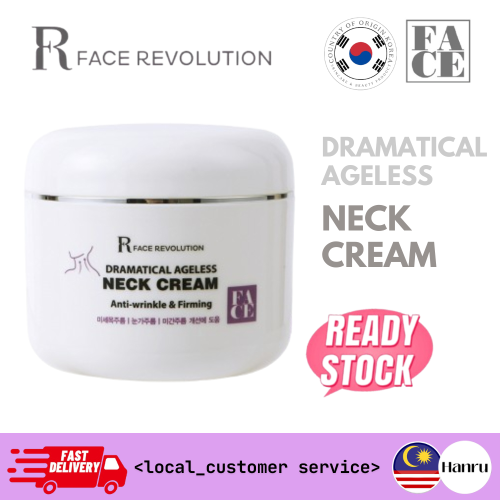 FACE REVOLUTION Dramatical Ageless Neck Cream 100g Wrinkles Moisture ...