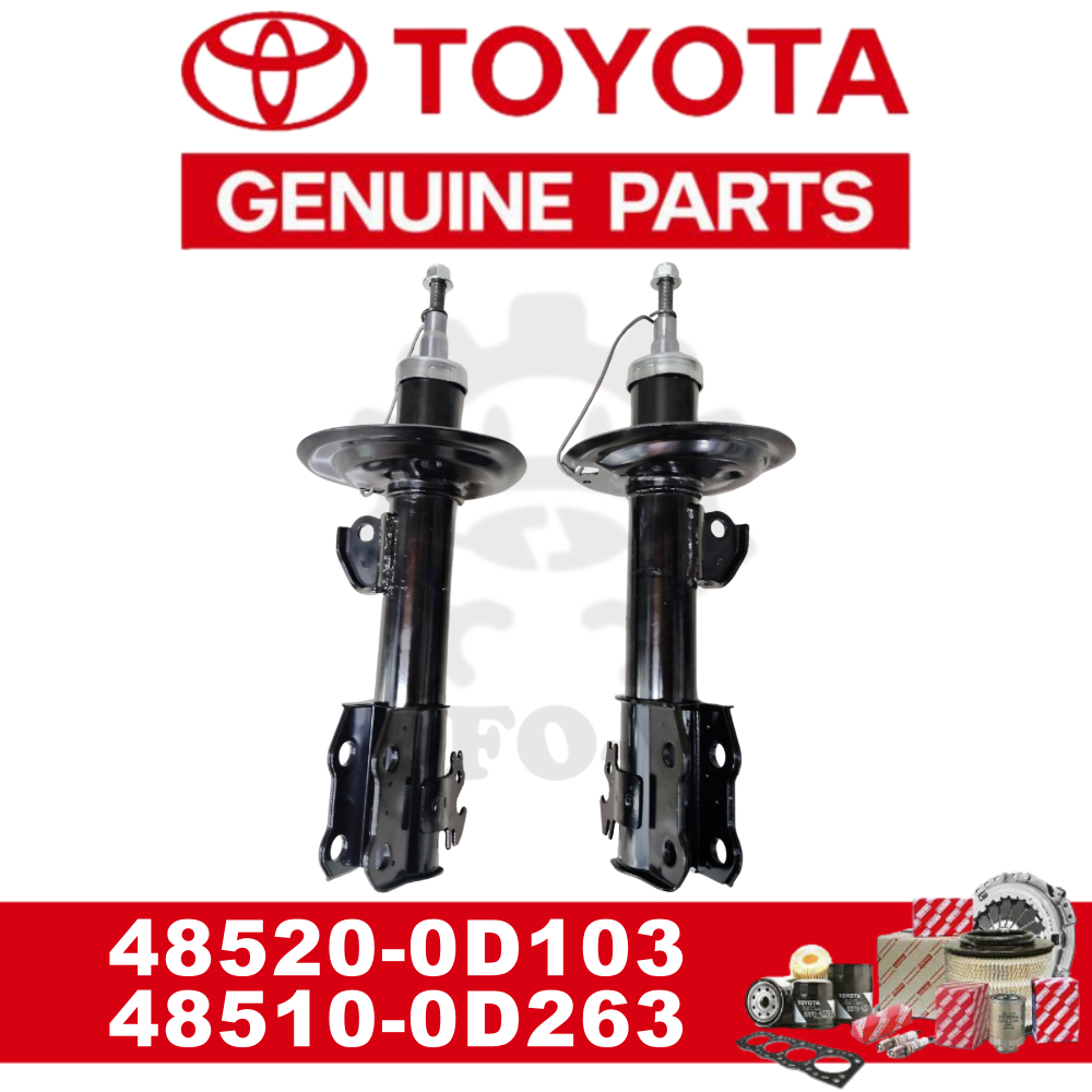 48520-0D103 / 48510-0D263 FRONT Shock Absorber for Toyota Vios NCP93 ...