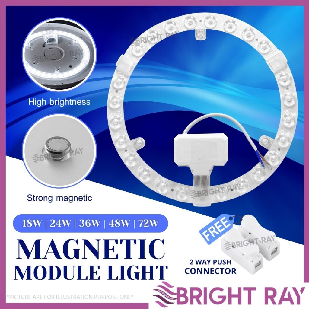 LED Magnet Module Light Ceiling Light Lampu Downlight Lampu Siling ...
