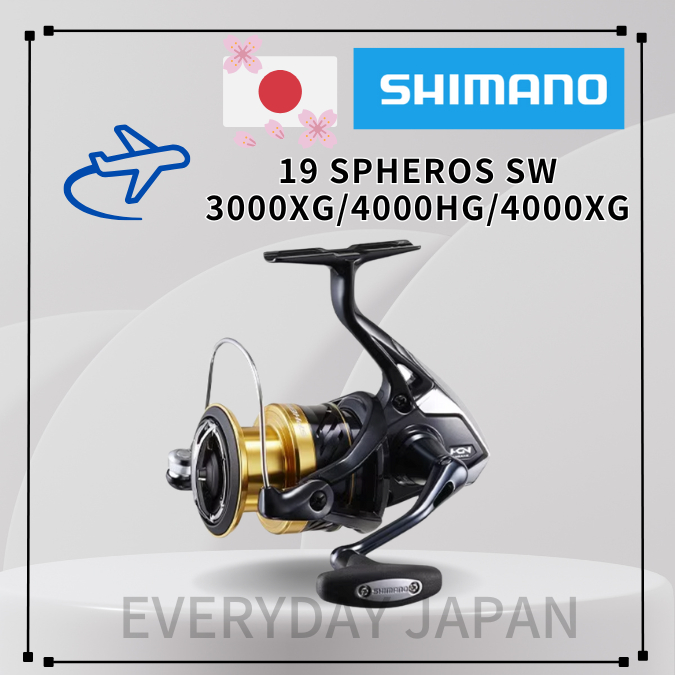 SHIMANO 19 SPHEROS SW Spinning Reel 3000XG/4000HG/4000XG [From JAPAN] | Shopee Malaysia