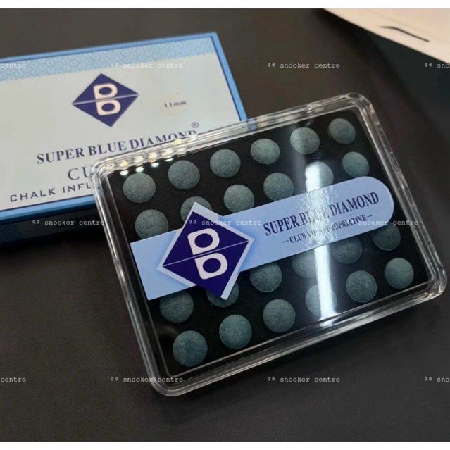 💯𝗢𝗿𝗶𝗴𝗶𝗻𝗮𝗹 Super Blue Diamond Cue Tip 𝟭𝟭𝗺𝗺 MH | Shopee Malaysia