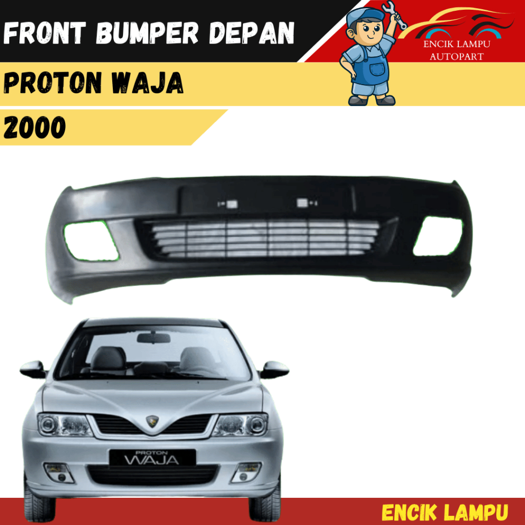PROTON WAJA MMC 2000 CPS 2006 FRONT REAR BUMPER DEPAN BELAKANG COMBO PP ...
